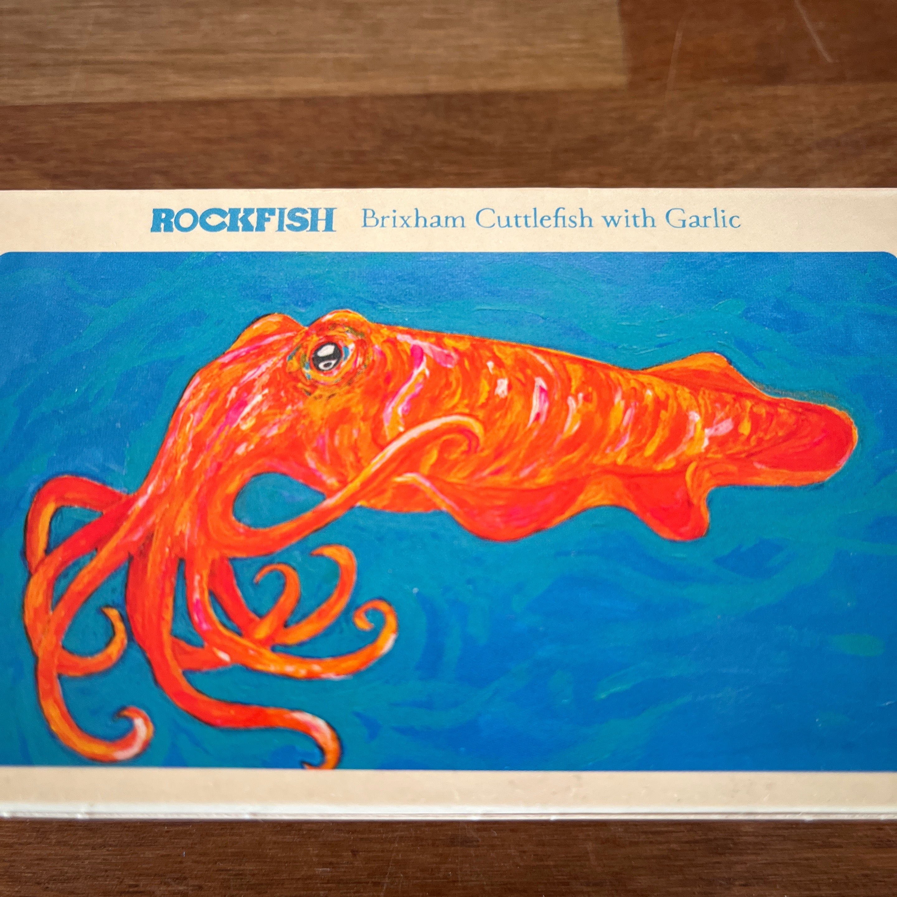 Rockfish British Cuttlefish with Garlic | The Wine Loft